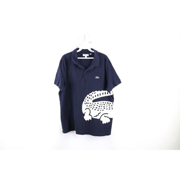 Lacoste | Shirts | Lacoste Mens Xl Regular Fit Big Crocodile Logo ...